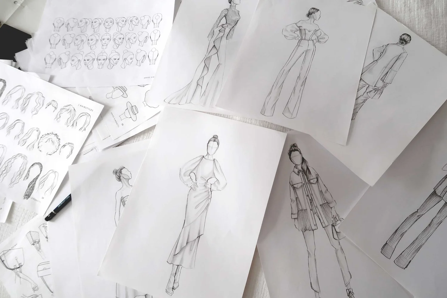 20 Years of Drawing Fashion: a Photo Montage — amiko simonetti