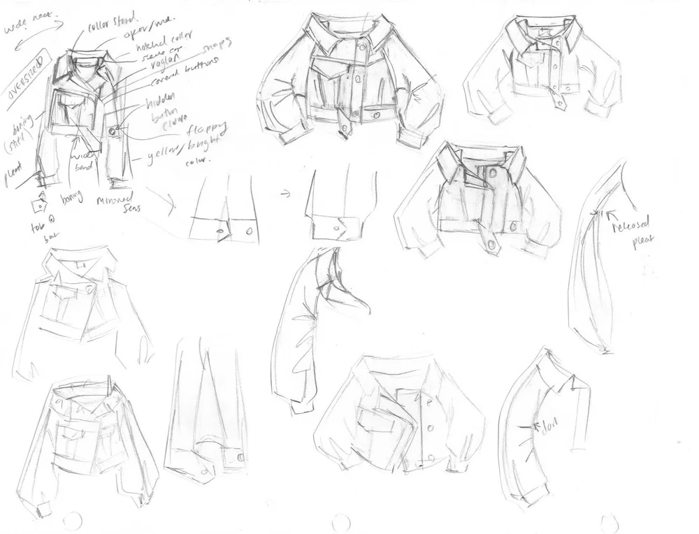 Designing a 3 Piece Jacket Collection — amiko simonetti