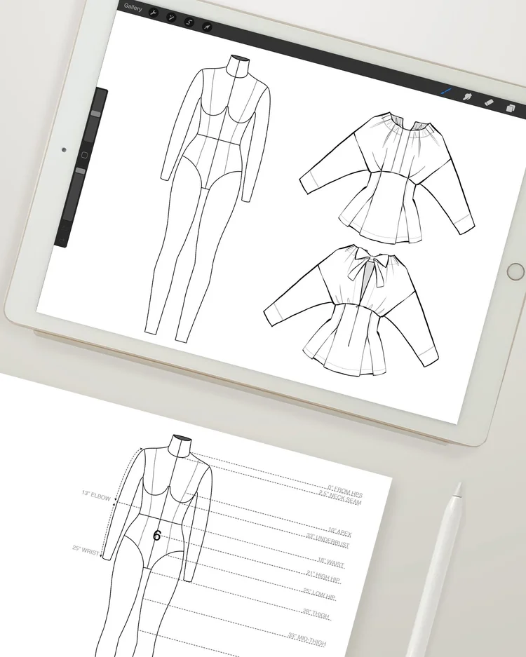 Procreate: Tips and Tutorials for Fashion Designers — amiko simonetti