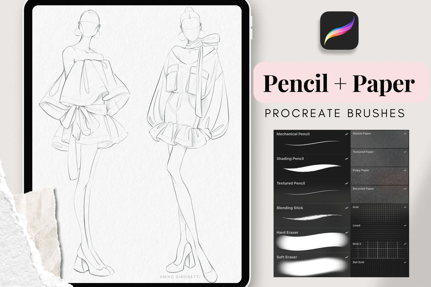 Fashion Procreate Brushes — amiko simonetti