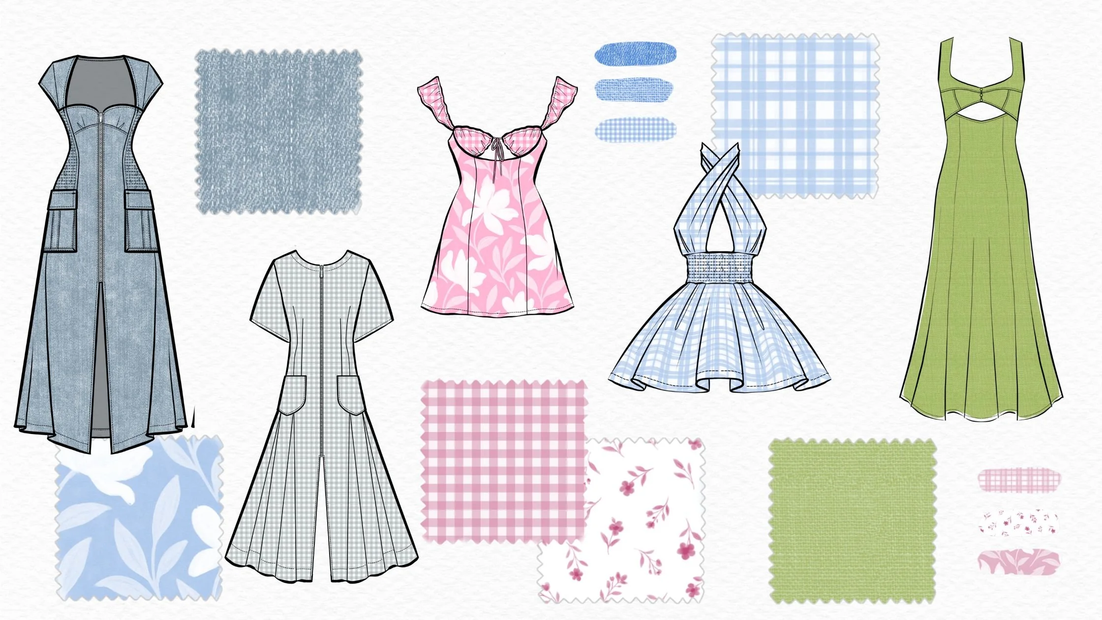 Procreate Fabric + Print Brushes — amiko simonetti