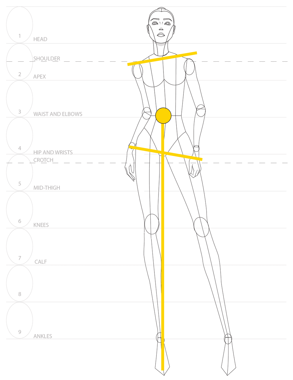 Drawing Fashion Figures—Day 2: Methods for Constructing Poses — amiko ...