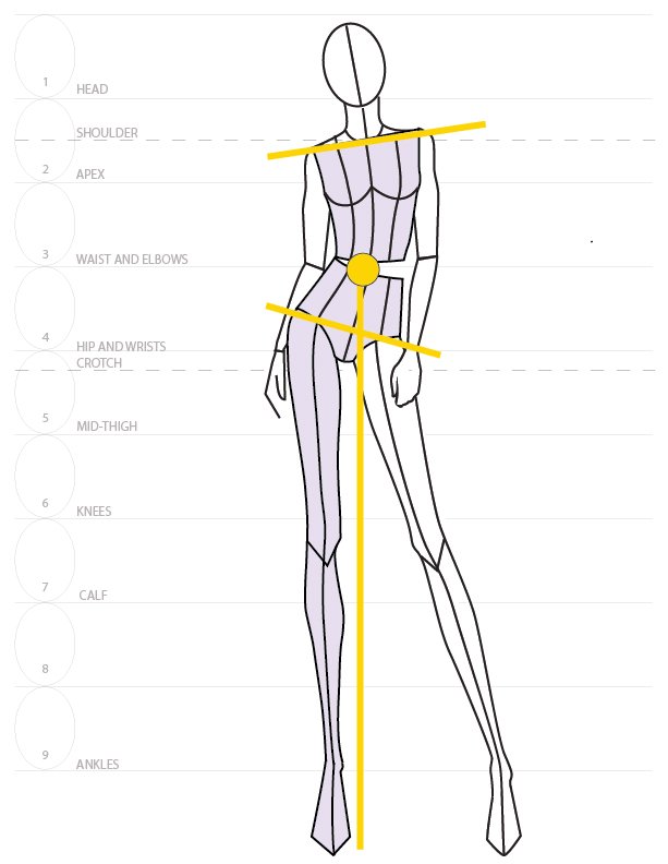 Drawing Fashion Figures—Day 4: How to Draw this Pose — amiko simonetti