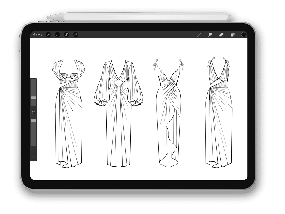 Procreate for Fashion Design Course — amiko simonetti