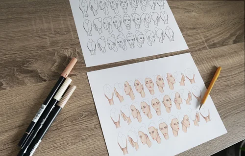 Fashion Sketching: a Step-by-Step Guide to Drawing the Face — amiko ...