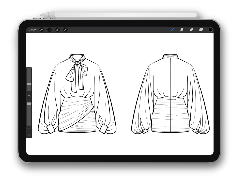 Procreate for Fashion Design Course — amiko simonetti