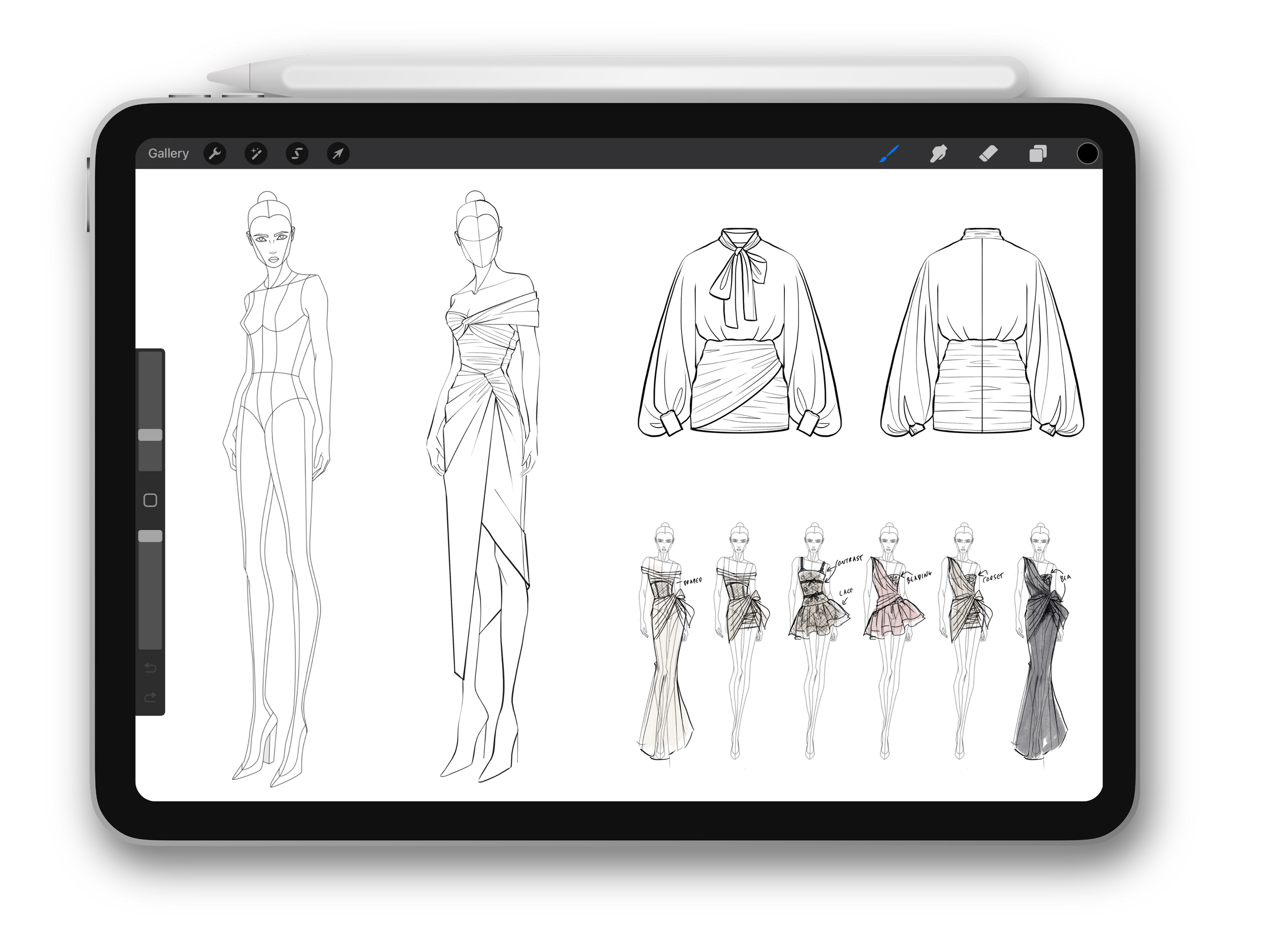 Procreate for Fashion Design Course — amiko simonetti