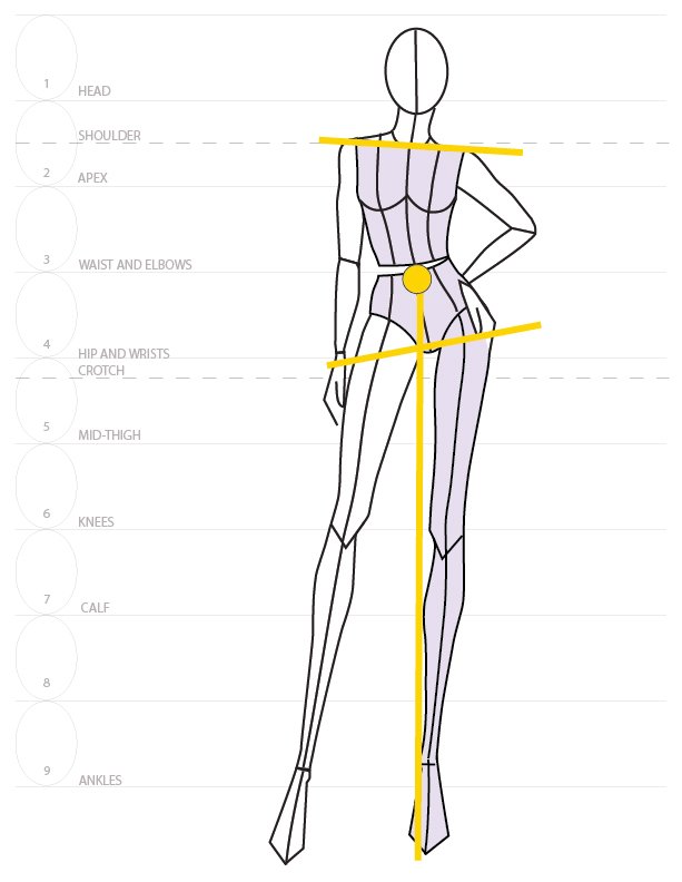 Drawing Fashion Figures—Day 3: How to Draw this Pose — amiko simonetti