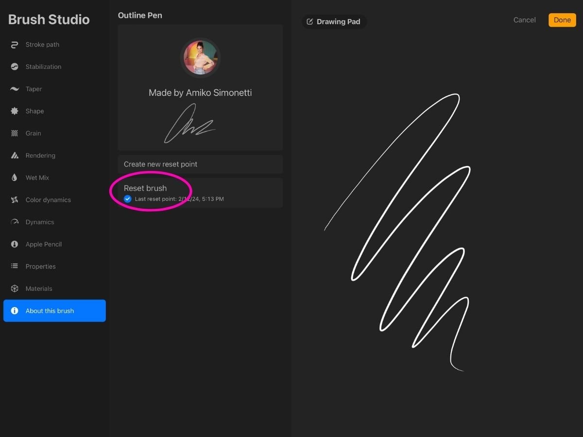 The Secret to Smooth Lines in Procreate — amiko simonetti