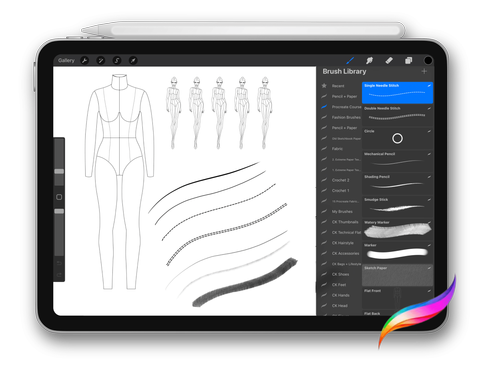 Procreate for Fashion Design Course — amiko simonetti
