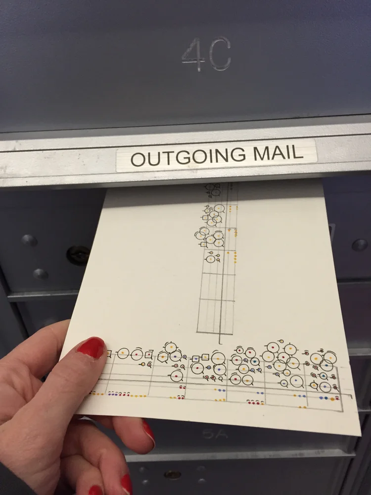 Week 28: A week of smiling at strangers — Dear Data
