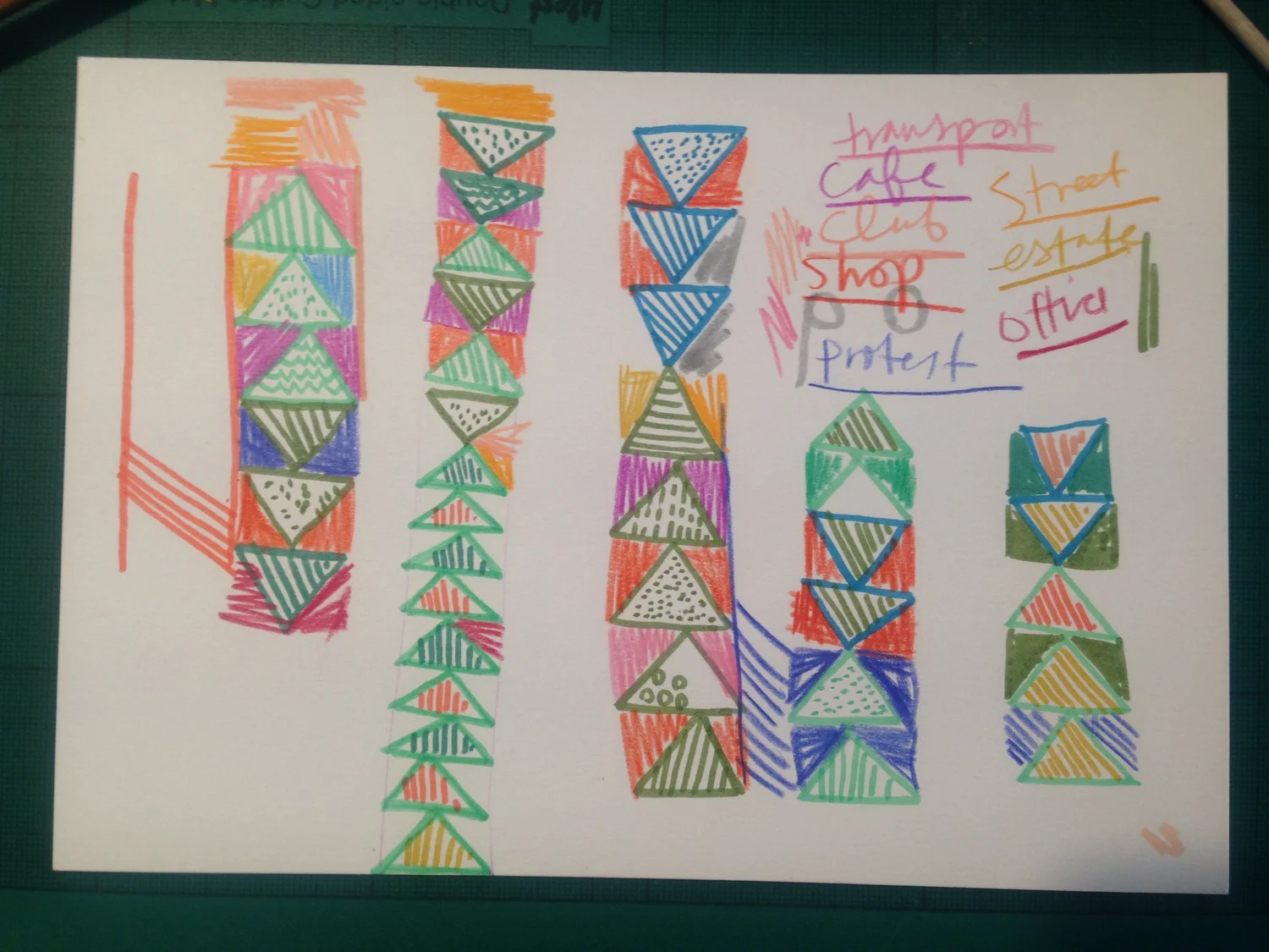 Week 28: A week of smiling at strangers — Dear Data