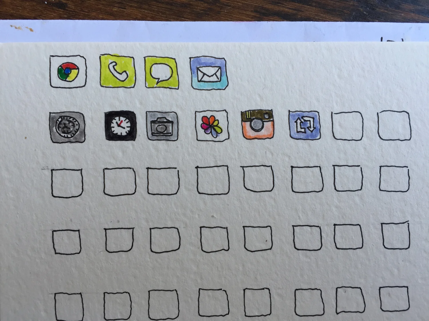 Week 50: A week of our phones — Dear Data