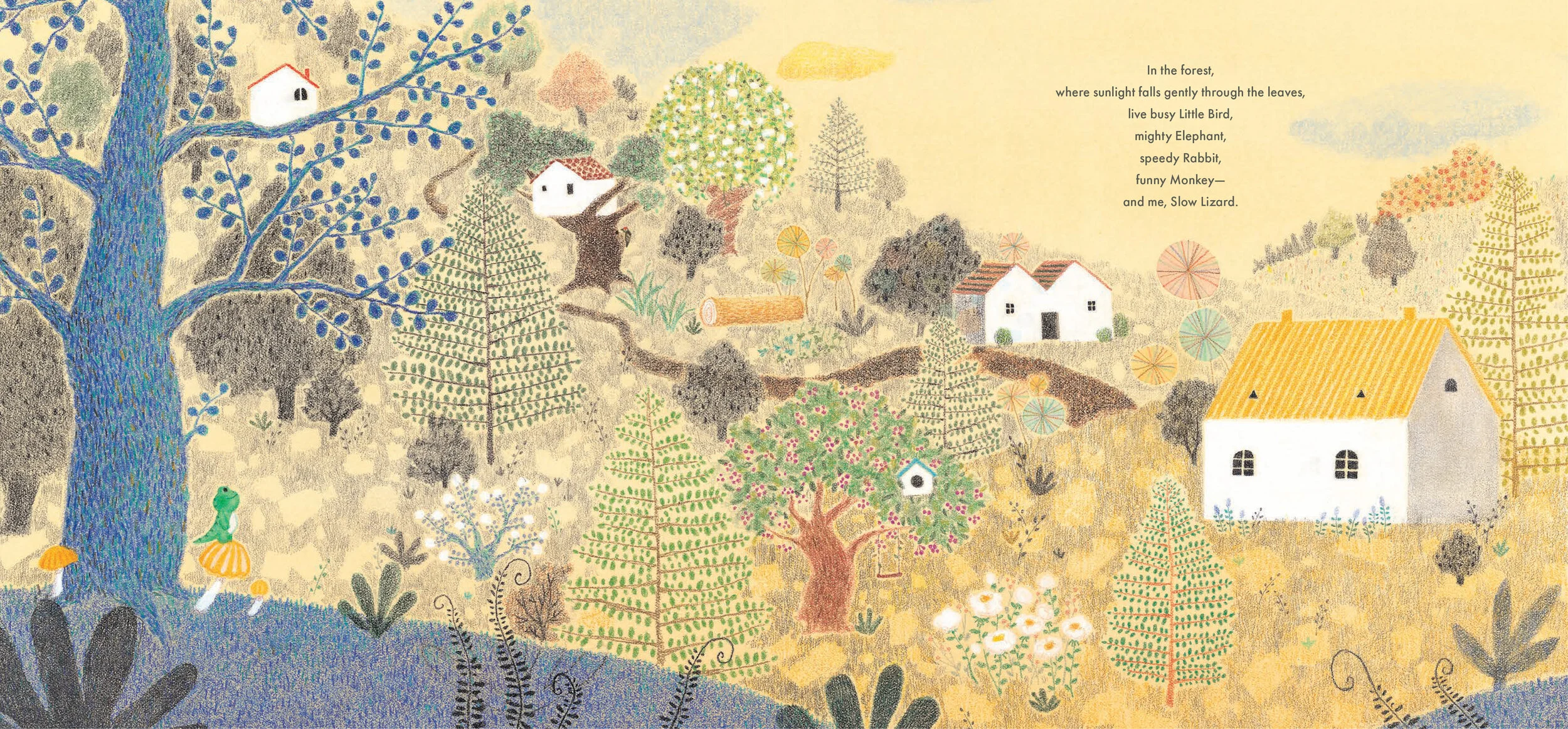 Preview the Illustrations for "It's OK, Slow Lizard," a Mindful Picture ...