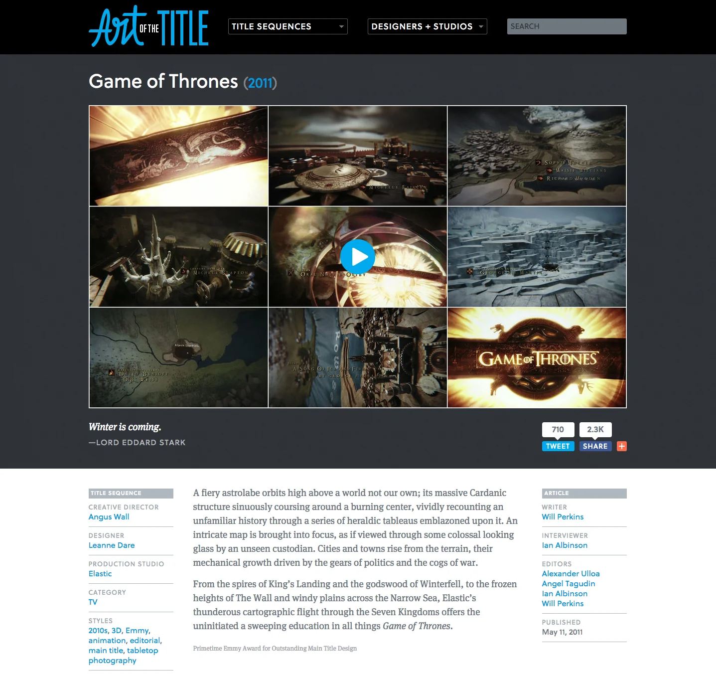 Art of the Title — Lola Landekic