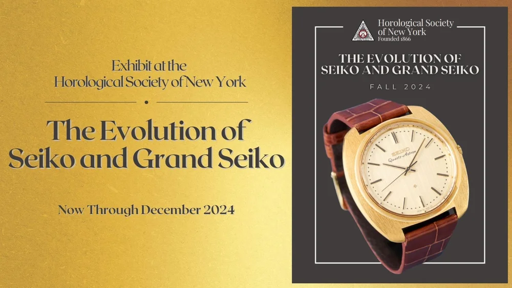 HSNY Unveils "The Evolution of Seiko and Grand Seiko" Exhibit ...