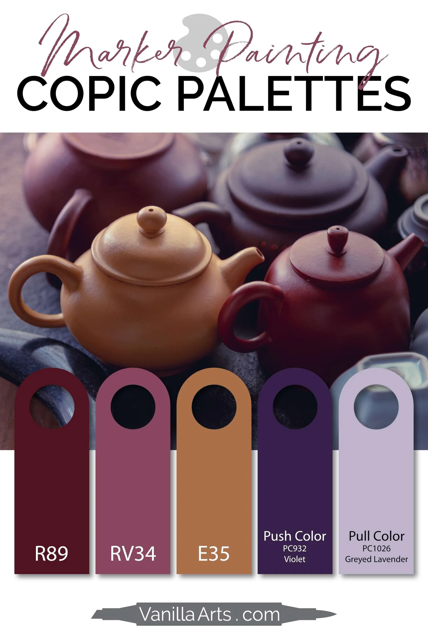 Color Palette: Copic Marker + Colored Pencil Combination (Dark Red ...