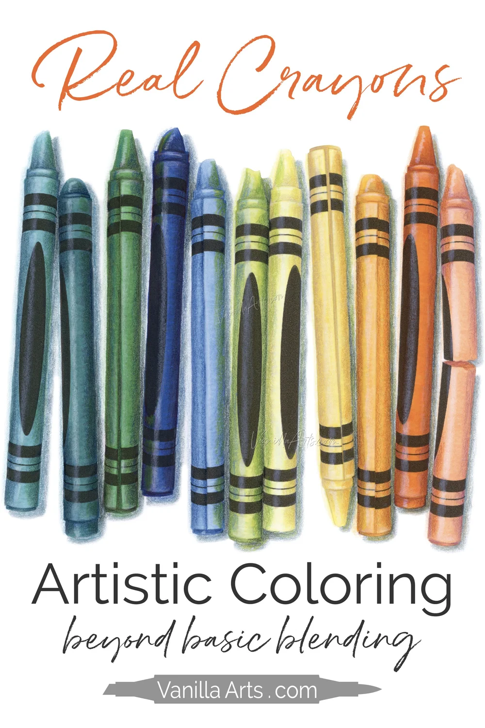 Real Crayons: Intermediate Marker Underpainting Workshop
