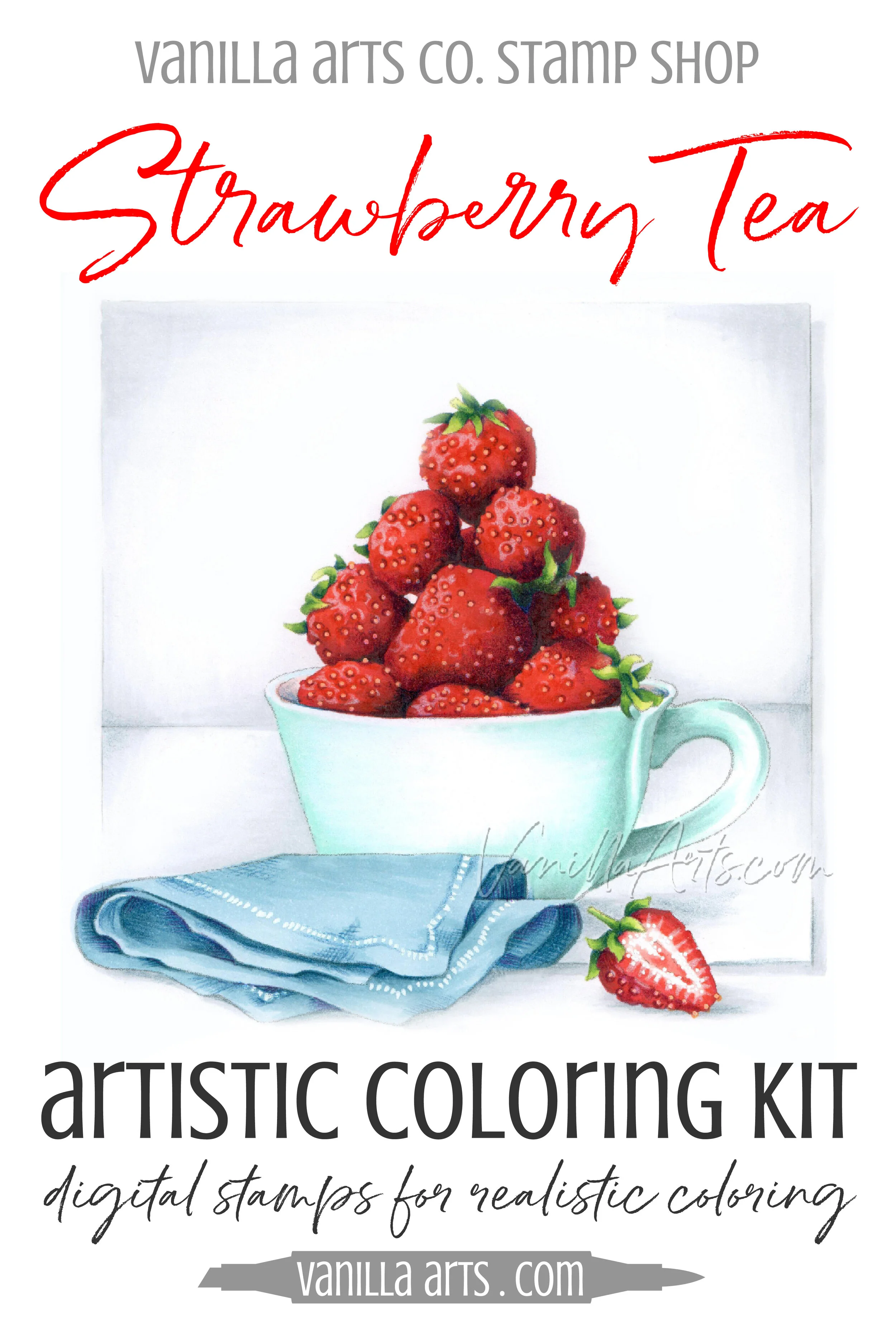 Use What You Learn: Color Realistic Strawberries with Copic Marker ...