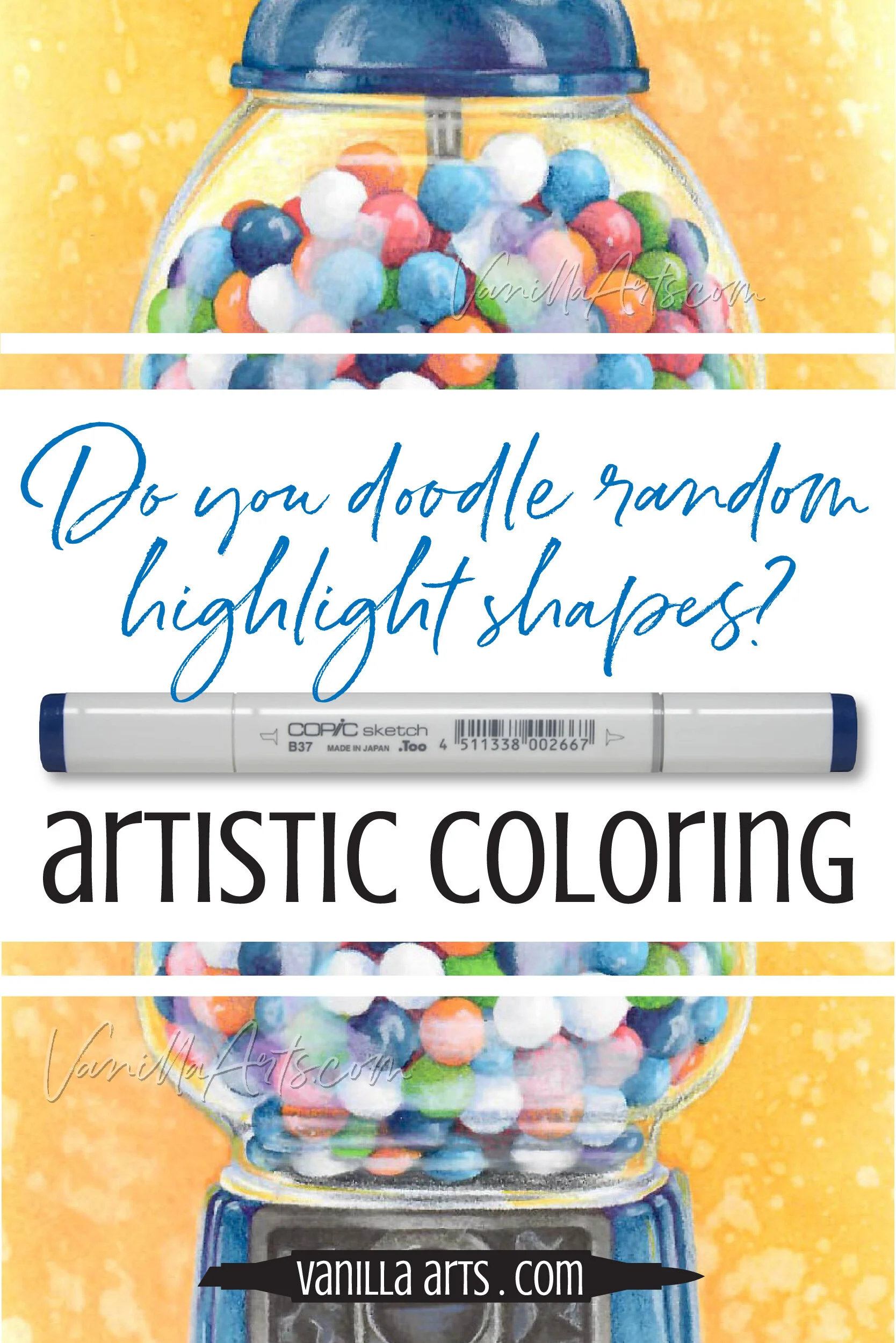 Coloring Tip: How to Color Realistic Highlights (Copic Marker, Colored ...