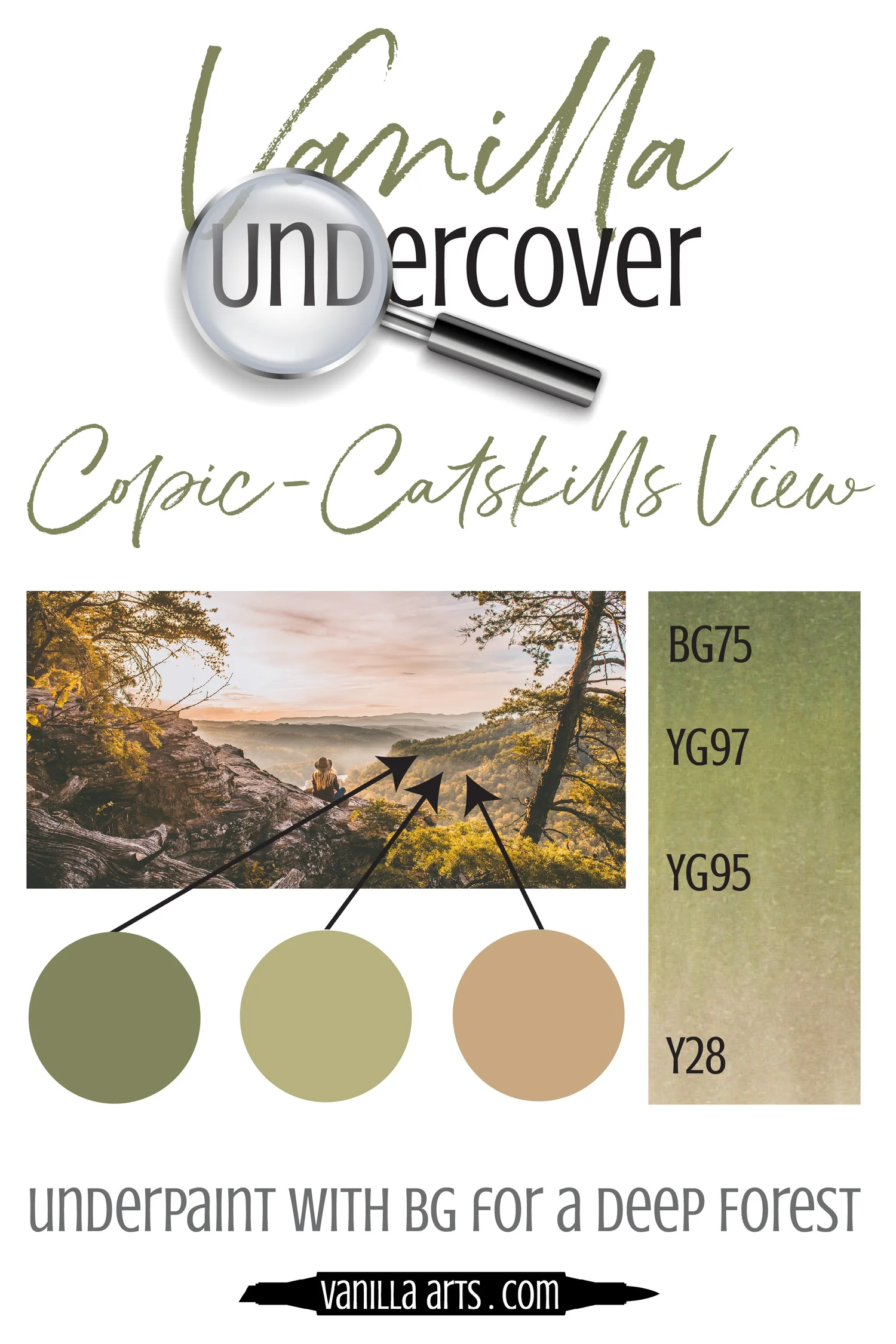 Copic Marker Underpaint: Blending Combinations for Realistic Color ...