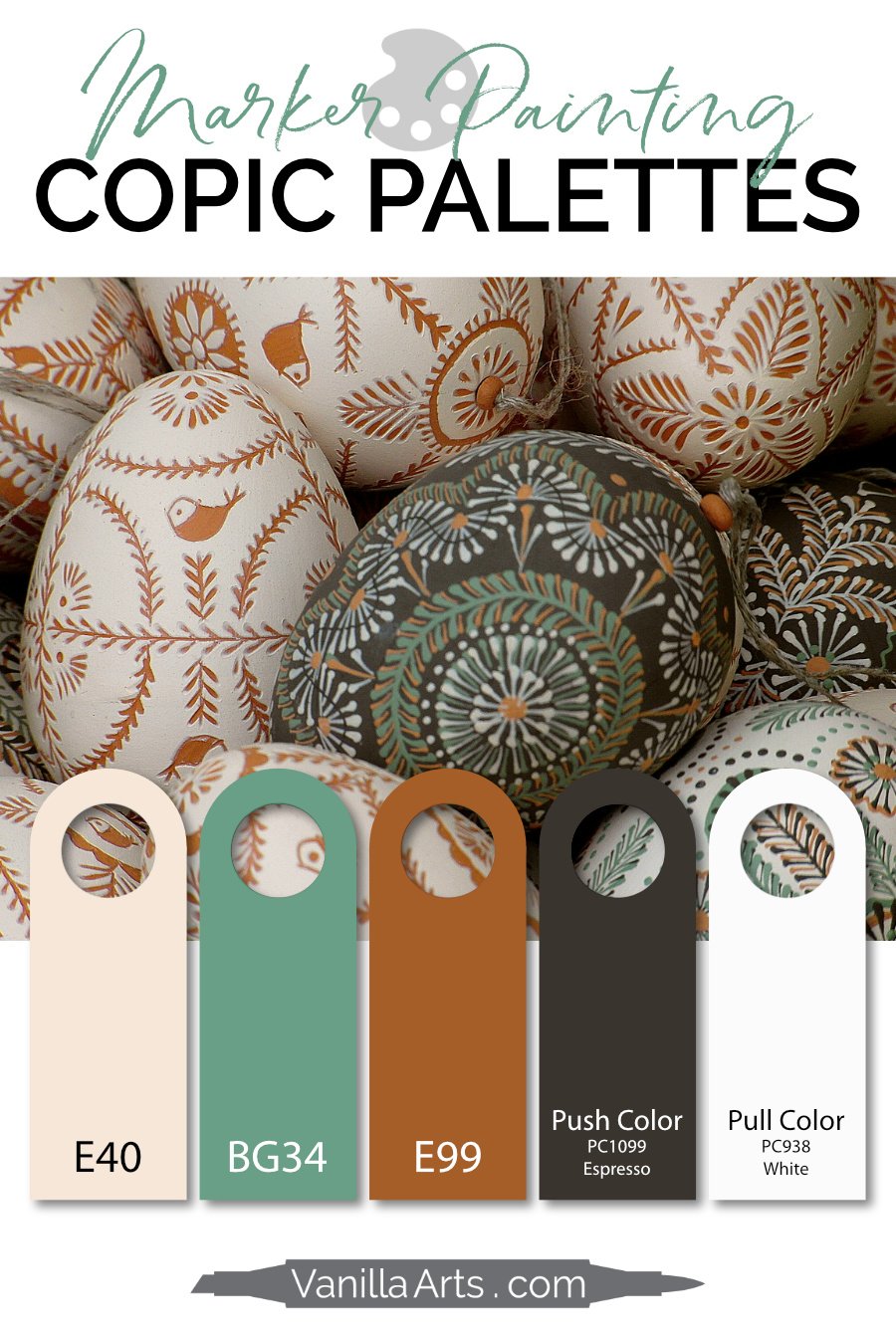 Color Palette: Copic Marker + Colored Pencil Combination (Pale Beige ...