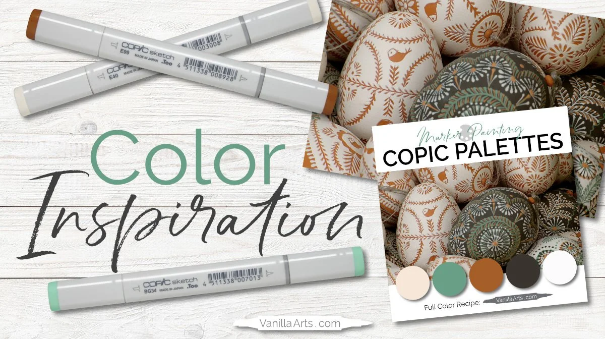 Color Palette: Copic Marker + Colored Pencil Combination (Pale Beige ...