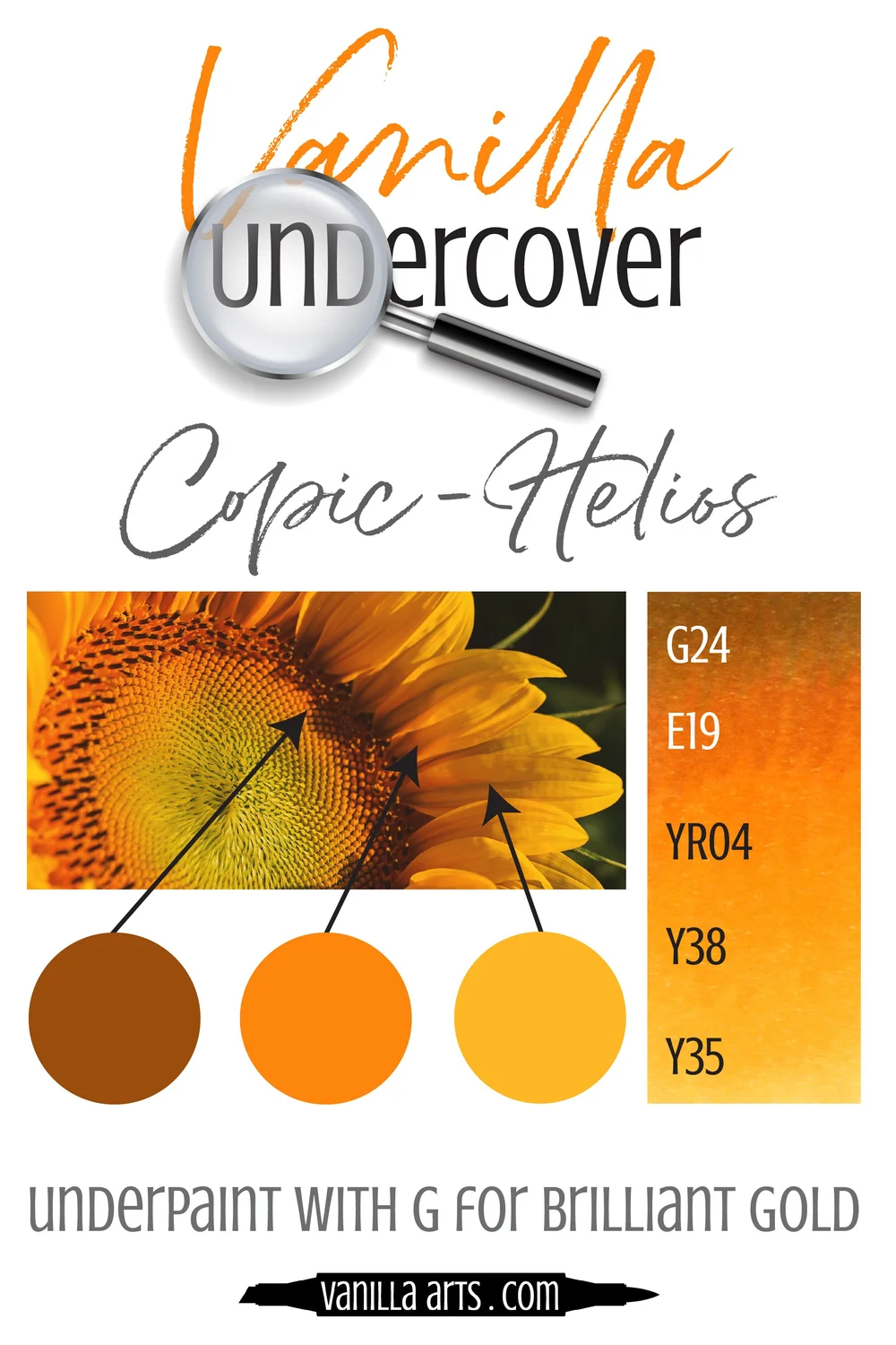 Copic Marker Underpaint: Blending Combinations for Realistic Color ...