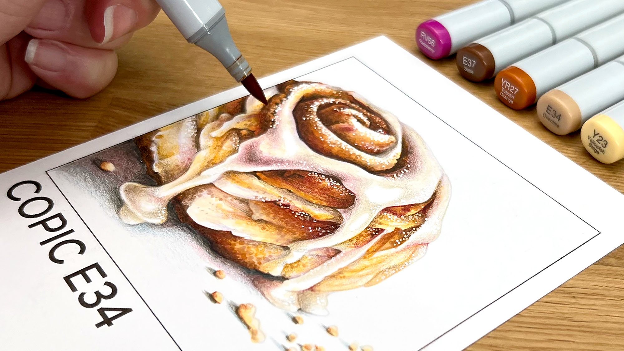 Copic Marker E34: Video Resources for “No More Boring Brown” — Vanilla ...