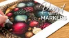 Marker + Pencil: Video Resources for “Realistic Red Christmas Ornament ...