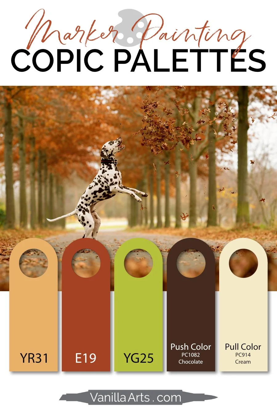 Color Palette: Copic Marker + Colored Pencil Combination (Reddish ...