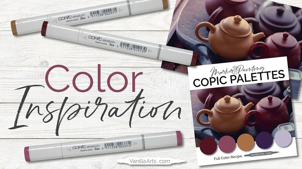 Color Palette: Copic Marker + Colored Pencil Combination (Dark Red ...