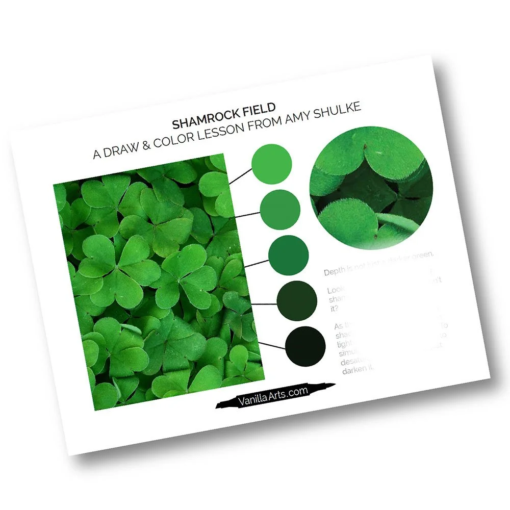 How to Color Realistic Depth with Marker and Colored Pencil (Draw ...