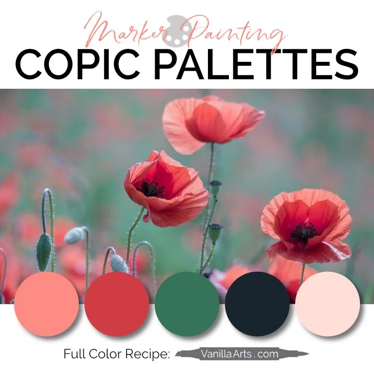 Copic Marker Color Palettes