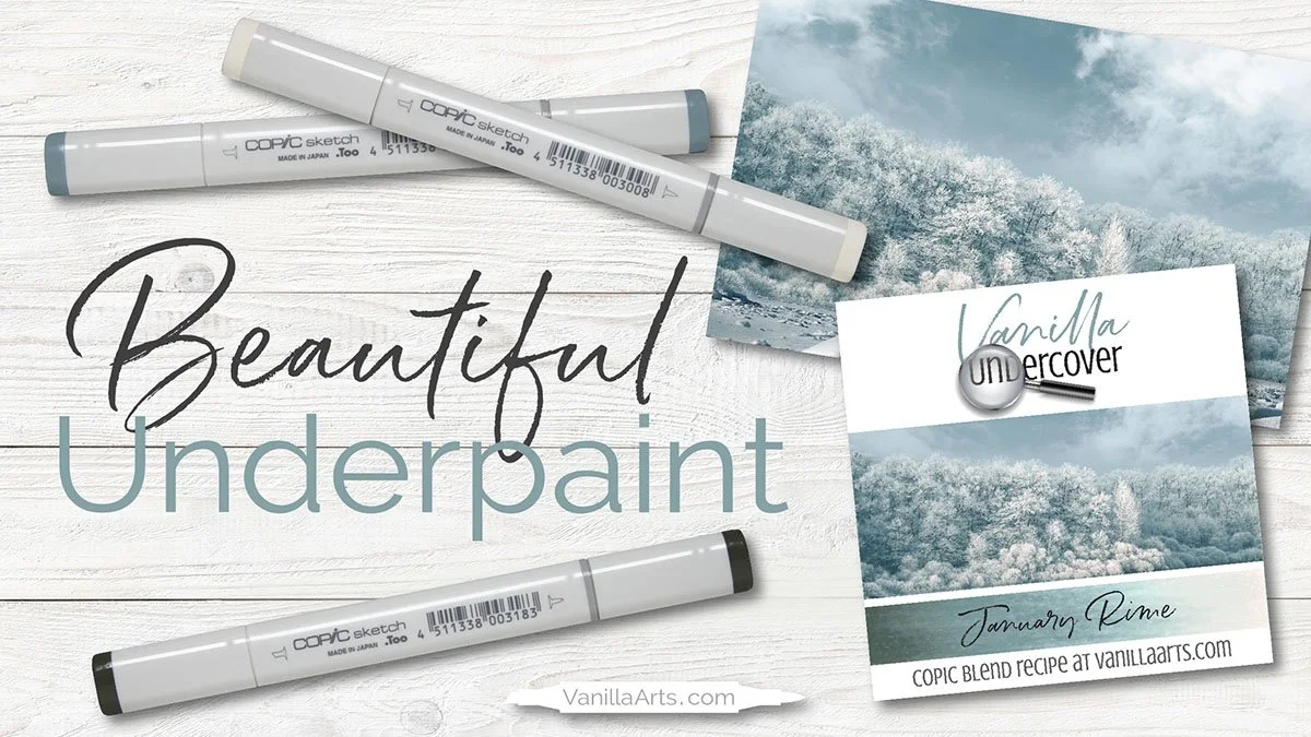 Marker Underpainting: Copic Blends for Realistic Color - Turquoise ...