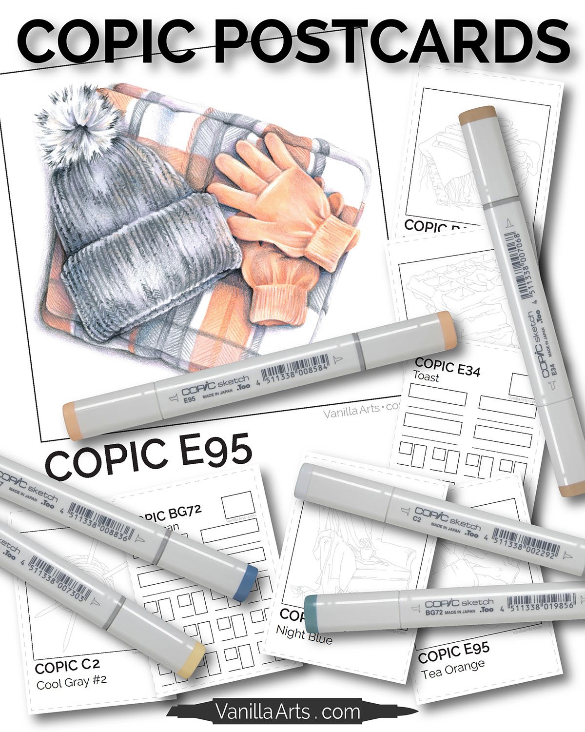 Copic Marker E95: Video Resources for “Earth Markers are Not Brown ...