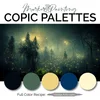 Color Palette: Copic Marker + Colored Pencil Combination (Black, Green ...
