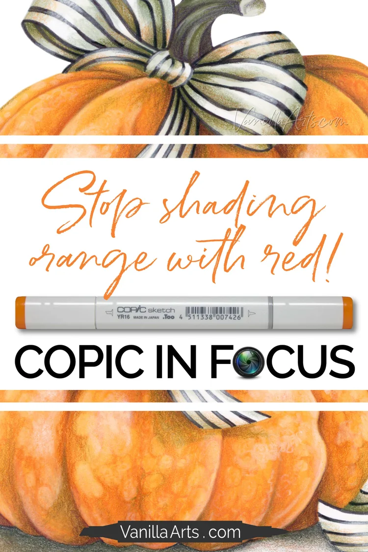 Copic Marker YR16 “Apricot” (Tips for orange alcohol markers) — Vanilla ...
