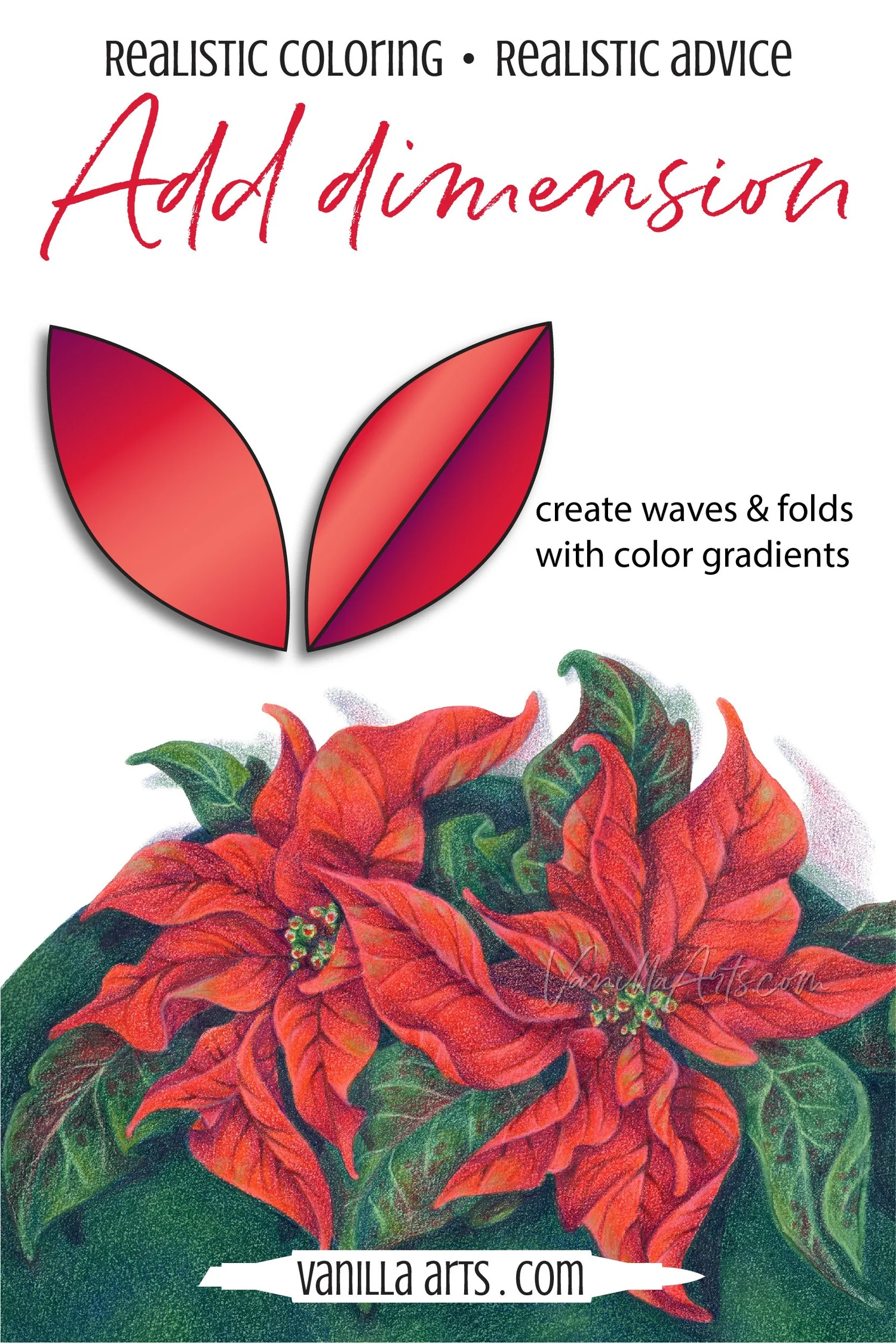 Coloring Flowers: Depth And Dimension Are Not The Same (Copic Marker ...