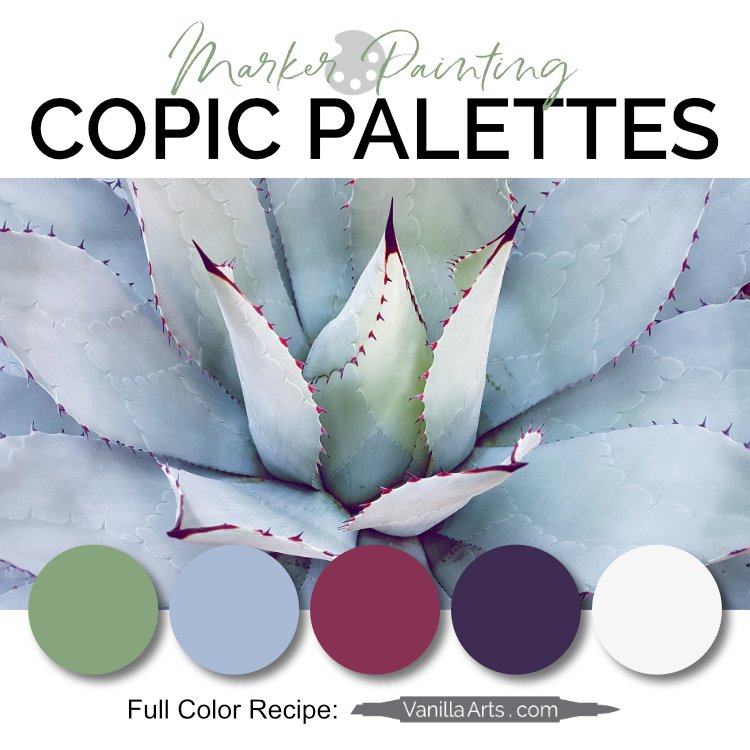 Color Palette: Copic Marker + Colored Pencil Combination (Light Green ...