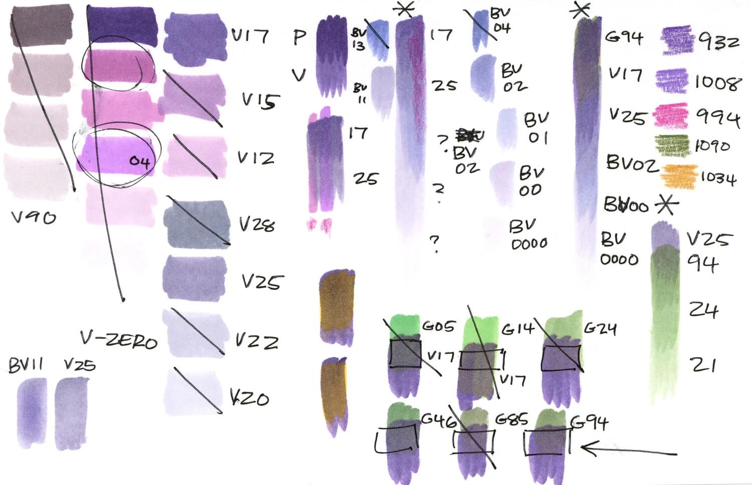 Color Theory for Markers: Elegant Violet or Purple Florals (Live ...