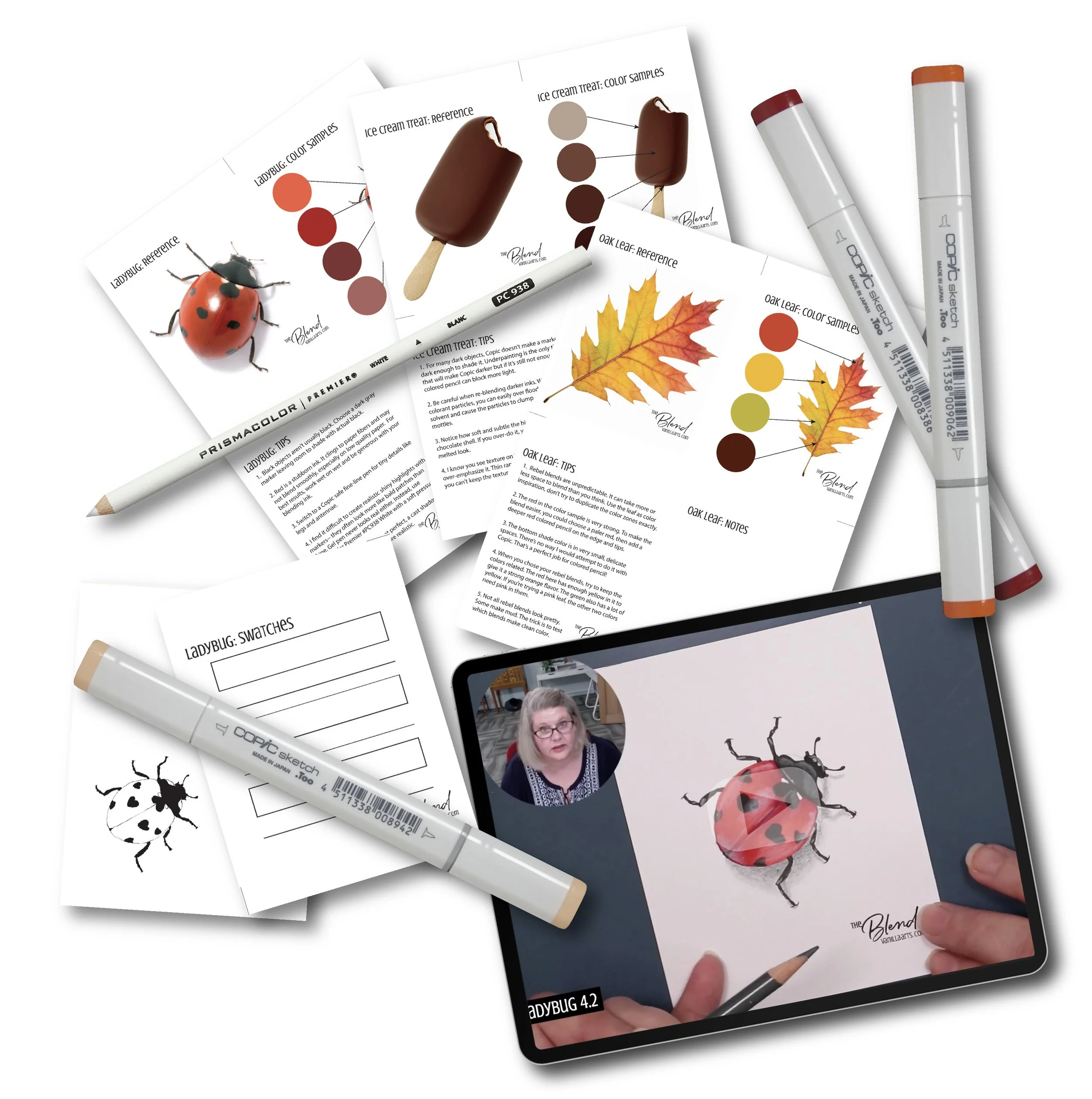 The Blend: A Beginner's Copic Marker Course