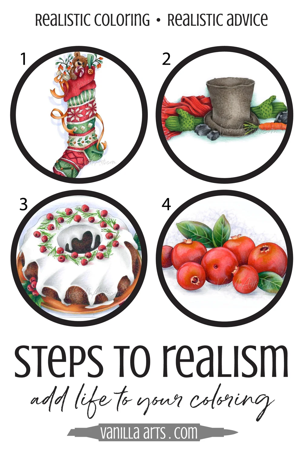 Steps to Realism: Coloring beyond Smooth Blending Combinations (Copic ...