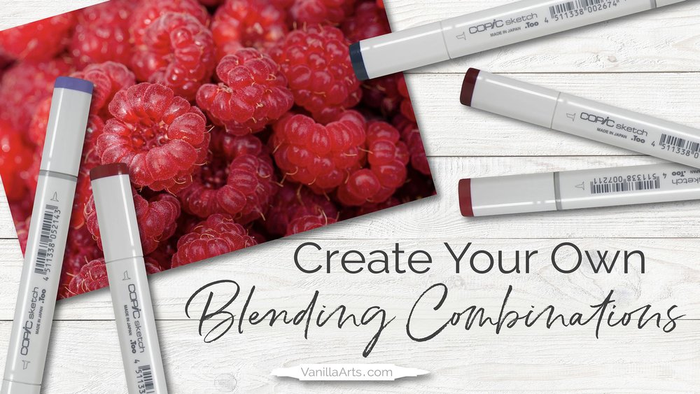 How to Create Copic Blending Combinations - Live Marker Demo (Episode 2 ...