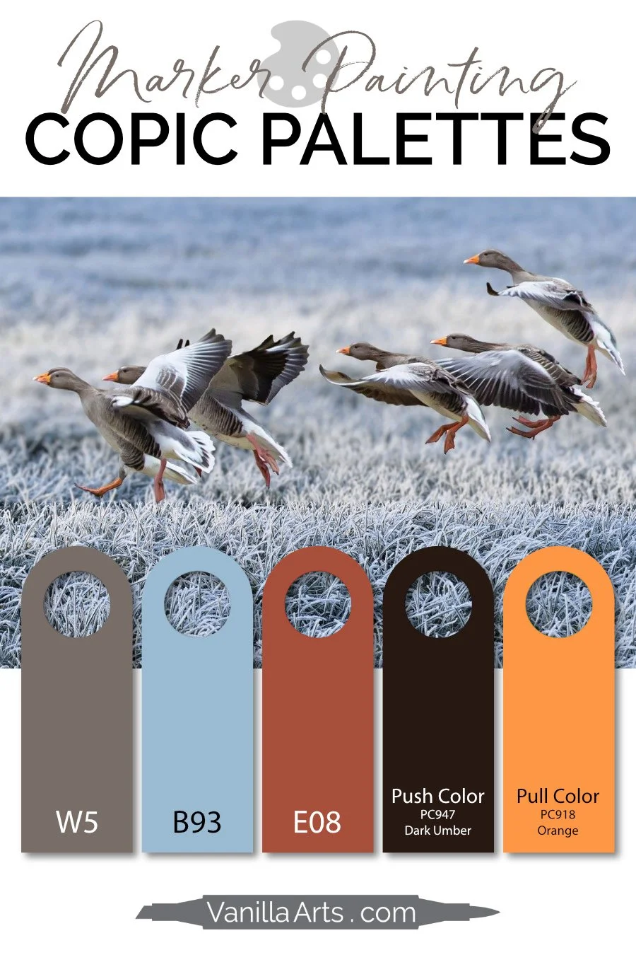 Color Palette: Copic Marker + Colored Pencil Combination (Warm Gray ...