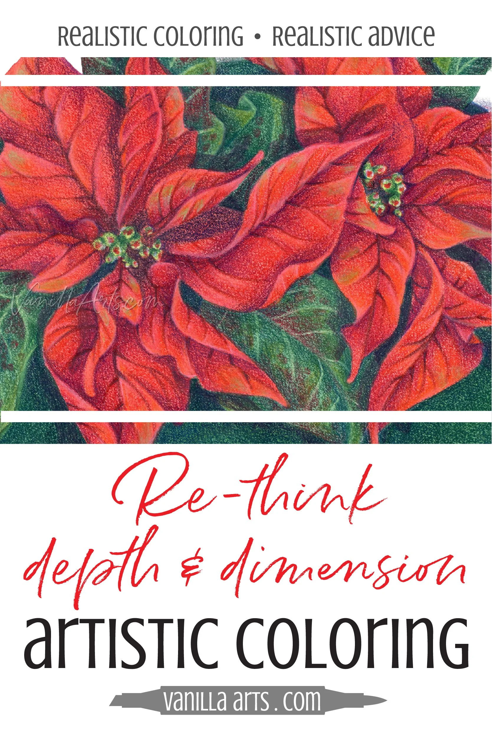 Coloring Flowers: Depth And Dimension Are Not The Same (Copic Marker ...