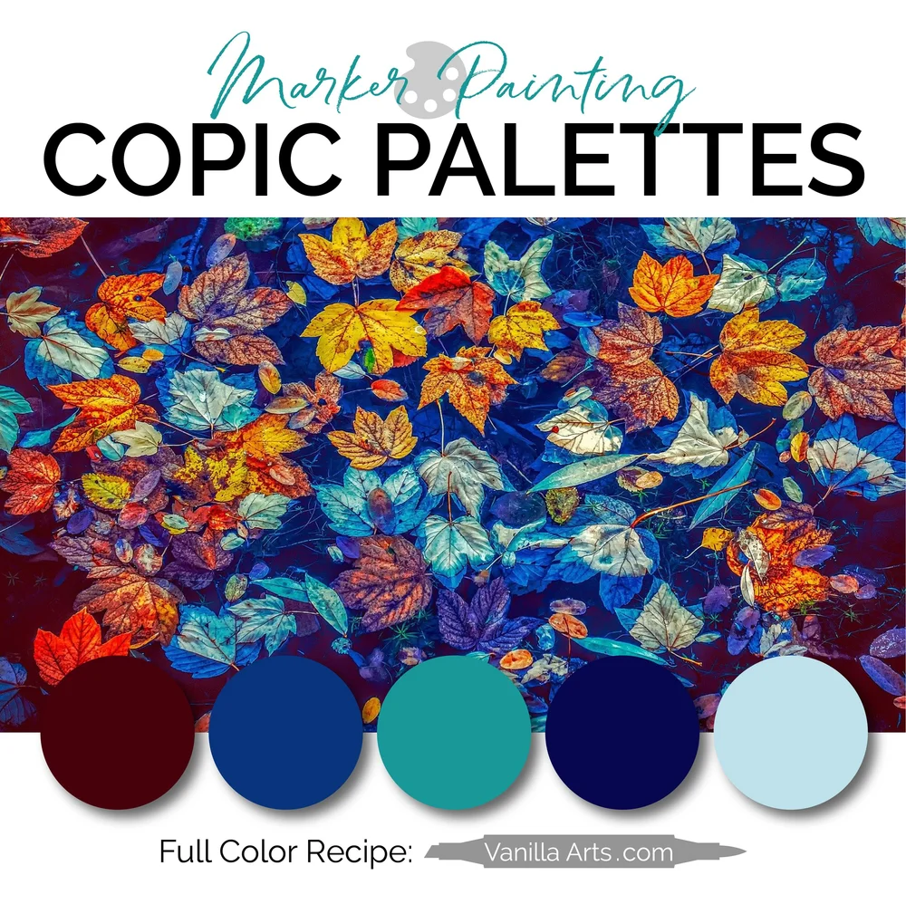 Color Palette: Copic Marker + Colored Pencil Combination (Burgundy ...