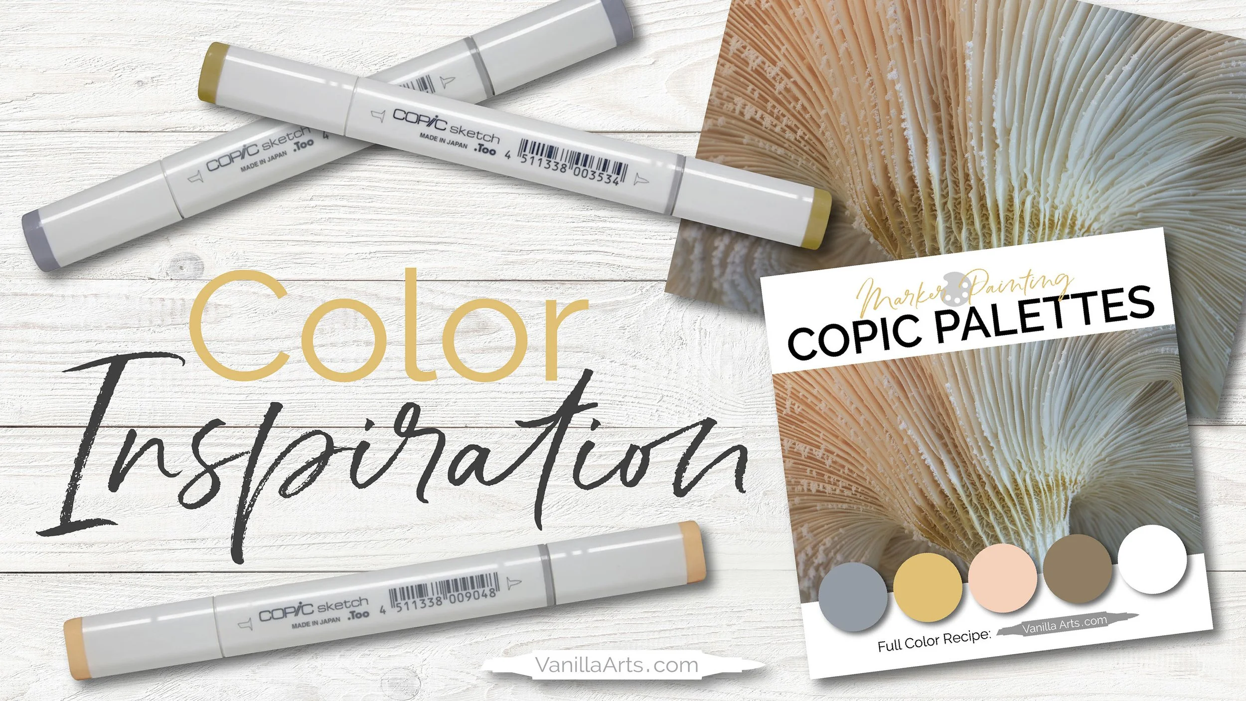 Color Palette: Copic Marker + Colored Pencil Combination (Gray, Gold ...