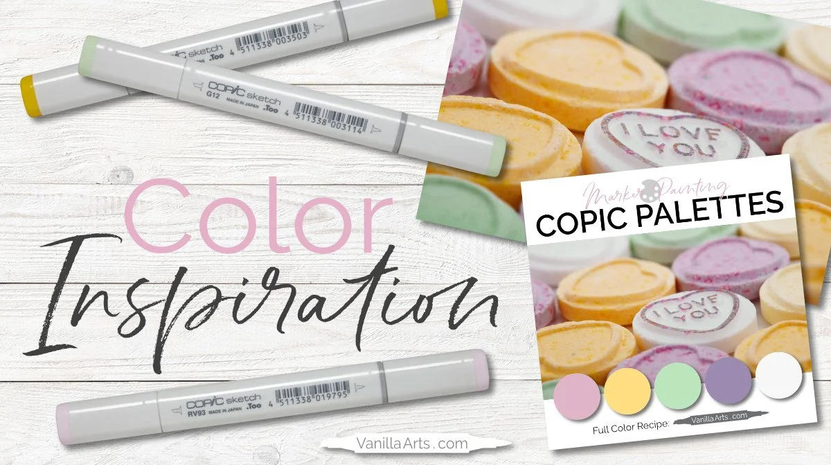 Color Palette: Copic Marker + Colored Pencil Combination (Smoky purple ...