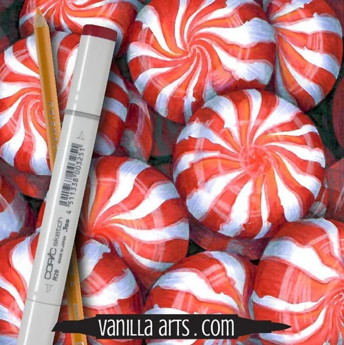 Copic Marker R29 “Lipstick Red” (Coloring Tips for Classic Red ...